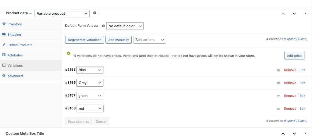 Custom Post Woocommerce Integration Tiny Solutions